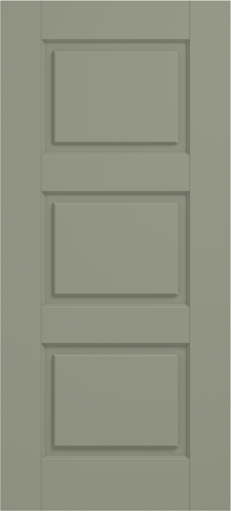 Contemporary 3-Panel Embossed Door | Edge Smooth | MASTERGRAIN