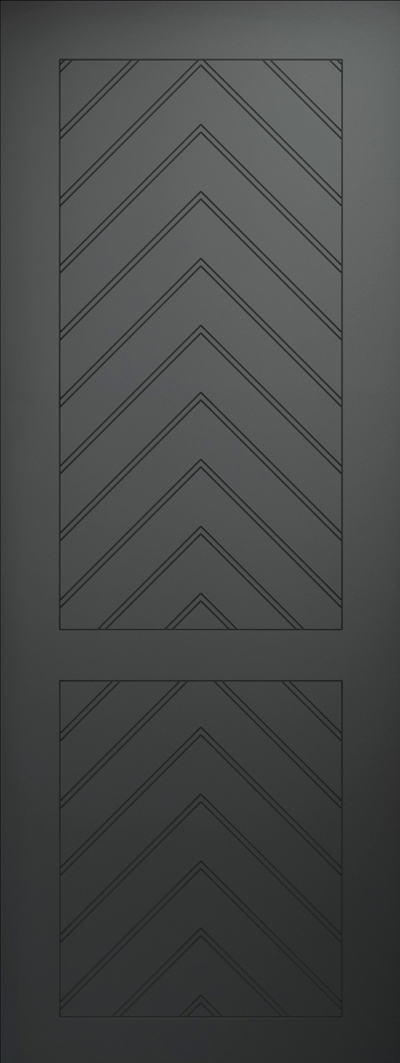 Contemporary Edge Smooth Engraved Door | Madeline | MASTERGRAIN